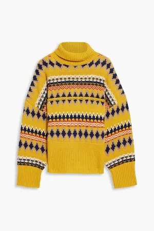 Rag & Bone Willow Fair Isle Wool Turtleneck Sweater