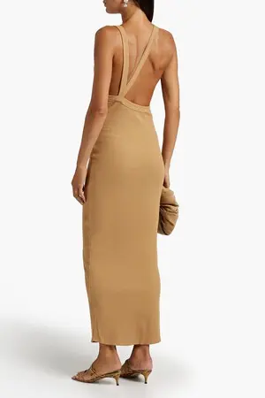 THE LINE BY K Ribbed Stretchcotton Jersey Maxi Dress