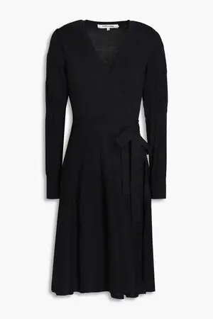 Diane Von Furstenberg Kaja Jacquard-knit Wrap Dress