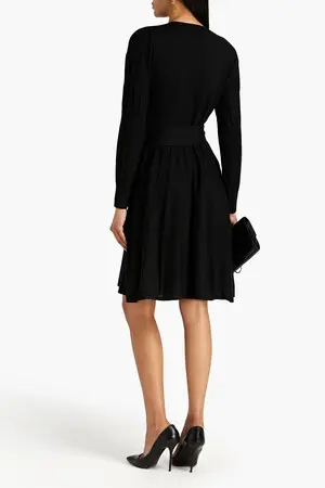 Diane Von Furstenberg Kaja Jacquard-knit Wrap Dress