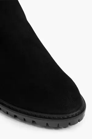STUART WEITZMAN City Microstretch And Suede Over-the-knee Boots
