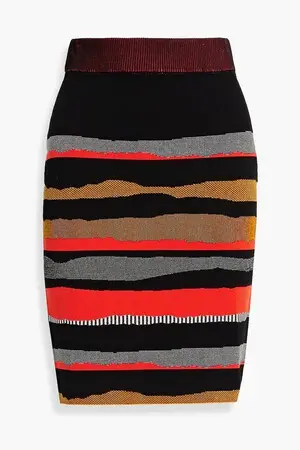 Diane Von Furstenberg Shira Jacquardknit Mini Skirt - Multicolor