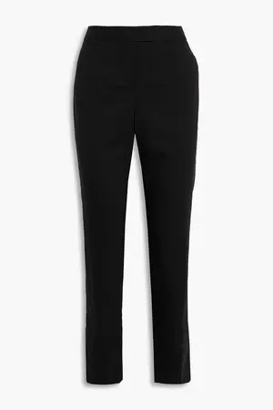 Fabiana Filippi Merino Woolblend Tapered Pants - Black