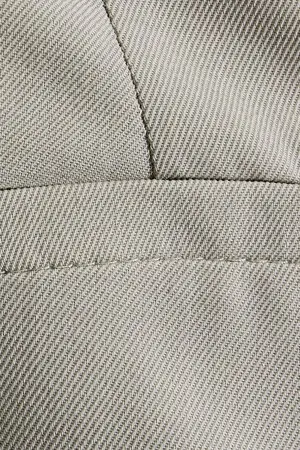 Fabiana Filippi Twill Merino Wool-blend Tapered Pants - Stone
