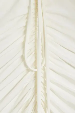 Halston Grace Ruched Halterneck Gown