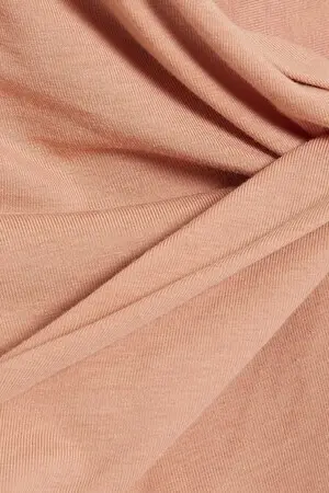 THE LINE BY K Umi Wrap-effect Jersey Top - Blush
