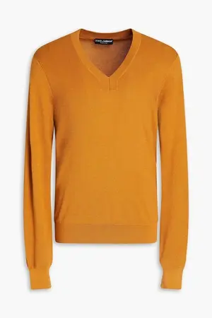 Dolce & Gabbana Silk Sweater - Marigold