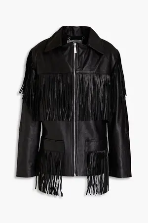 Each X Other Fringed Leather Jacket