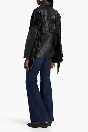 Each X Other Fringed Leather Jacket