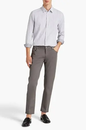 Dolce & Gabbana Slimfit Cottonjacquard Shirt