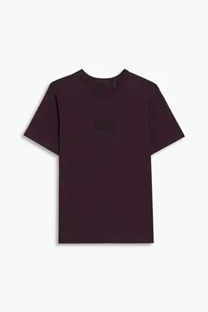 Helmut Lang Distort Printed Cottonjersey Tshirt