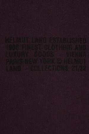 Helmut Lang Distort Printed Cottonjersey Tshirt