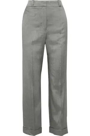 Theory Twill Straight-leg Pants