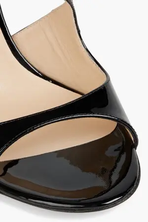 JIMMY CHOO Lang 100 Patent-leather Sandals