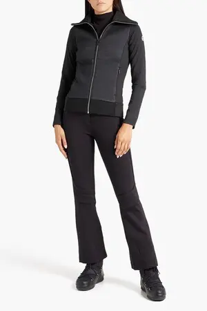 Fusalp Morgane Ribbed Shellpaneled Stretchjersey Track Jacket