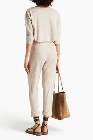Brunello Cucinelli Beadembellished Metallic Knitted Sweater