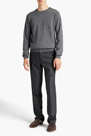 N.peal Oxford Cashmere Sweater - Anthracite