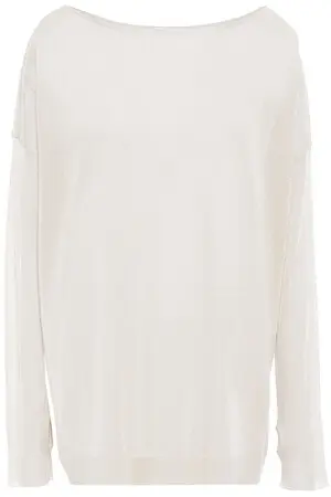 Brunello Cucinelli Metallic Knitted Sweater - Platinum