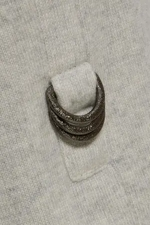 Brunello Cucinelli Embellished Cashmere Track Pants
