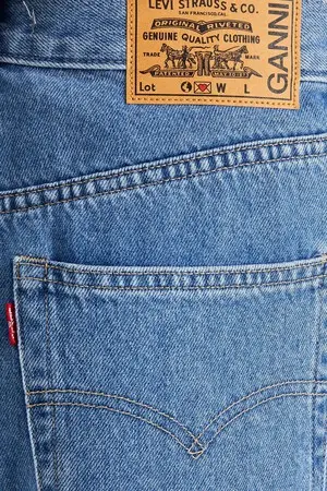GANNI High-rise Wide-leg Jeans