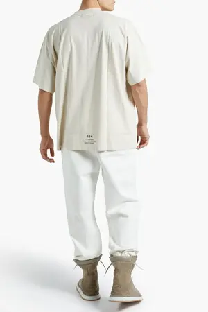 Vetements Oversized Printed Cottonjersey Tshirt