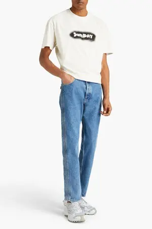 Vetements Faded Straight-leg Denim Jeans