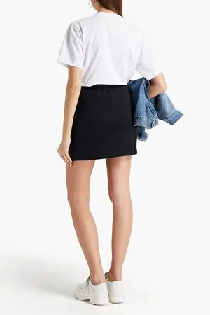 Kenzo Embroidered Neoprene Mini Skirt