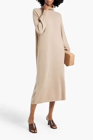 Arch4 Lily Cashmere Turtleneck Midi Dress