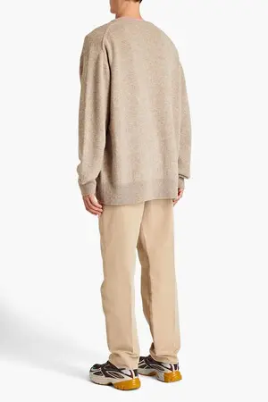 Acne Studios Oversized Mélange Wool And Cashmereblend Sweater