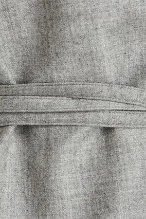 Brunello Cucinelli Bead-embellished Metallic Wool-blend Vest - Gray