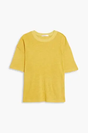 Stateside Slub Linenjersey Tshirt - Yellow