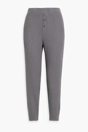 Stateside Stretchsupima Cotton And Micro Modalblend Track Pants - Gray