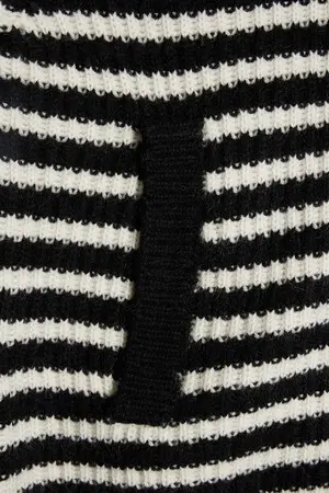 Equipment Bowee Striped Wool And Cashmereblend Halfzip Sweater