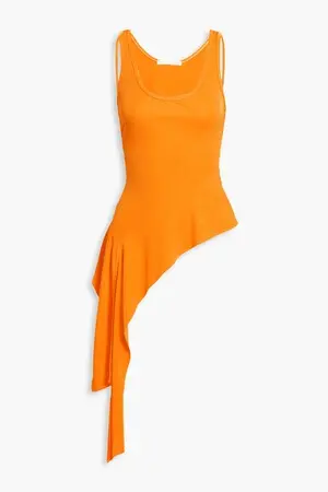 Helmut Lang Asymmetric Stretch-knit Tank