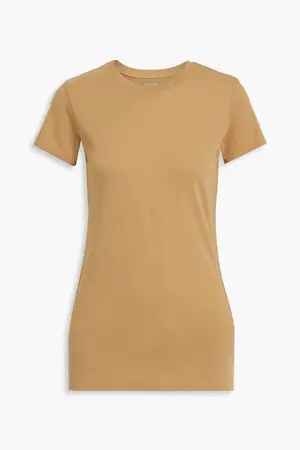 Vince Pima Cotton And Modalblend Jersey Tshirt - Sand