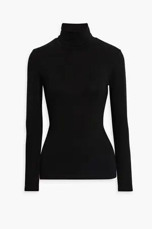 Iris & Ink Hazel Lyocell-blend Turtleneck Top