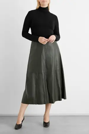 Iris & Ink Hazel Lyocell-blend Turtleneck Top