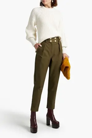 Derek Lam 10 Crosby Ribbed Woolblend Sweater