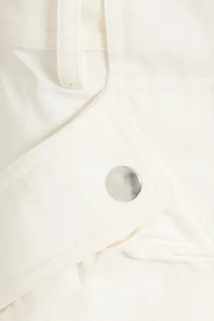 Helmut Lang Snapdetailed Cottontwill Shorts