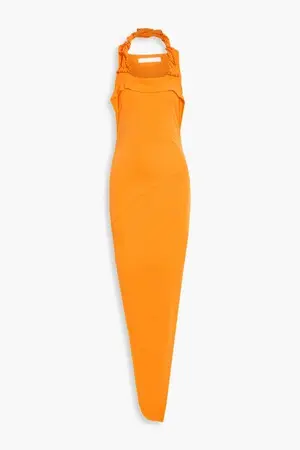 Helmut Lang Cutout Embellished Maxi Dress