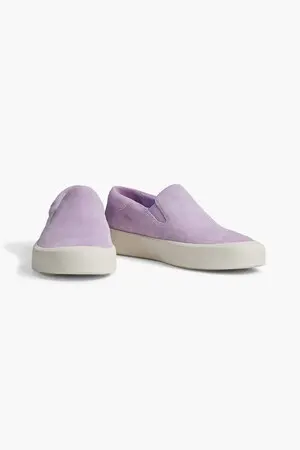 Vince Ginelle Suede Slip-on Sneakers Purple Us 8