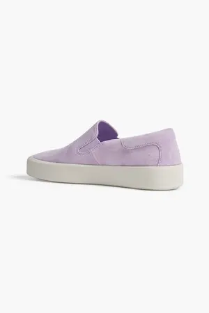 Vince Ginelle Suede Slip-on Sneakers Purple Us 8