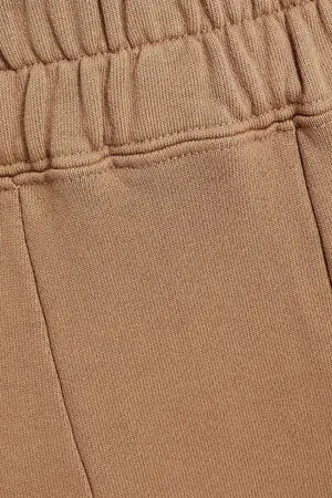 Good American Cotton Fleece Track Pants