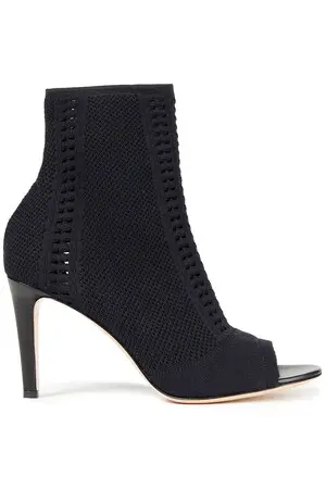 Gianvito Rossi Peep Toe Booties