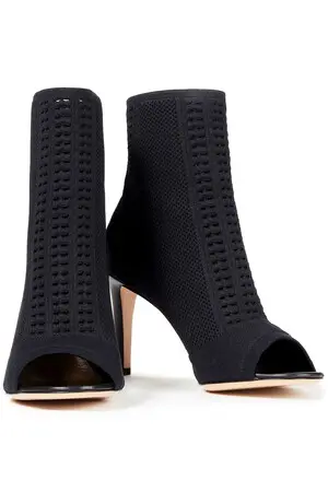GIANVITO ROSSI Stretch-mesh Ankle Boots