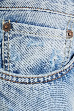 Acne Studios Faded Midrise Straightleg Jeans