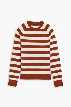Rag & Bone Harlow Striped Cashmere Sweater - Tan