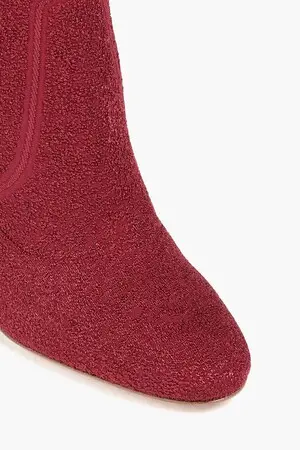 GIANVITO ROSSI Isa Boucléknit Sock Boots
