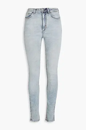 Acne Studios Peg Highrise Skinny Jeans - Light Denim