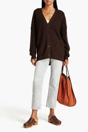 Rag & Bone Selah Mélange Ribbed Wool Cardigan